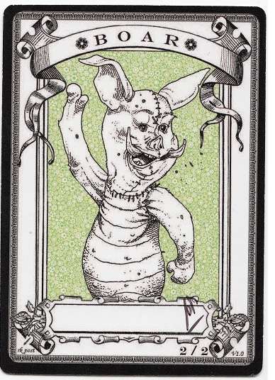 猪/Boar (rk post Token) - ジョニーのお店 Magic the Gathering