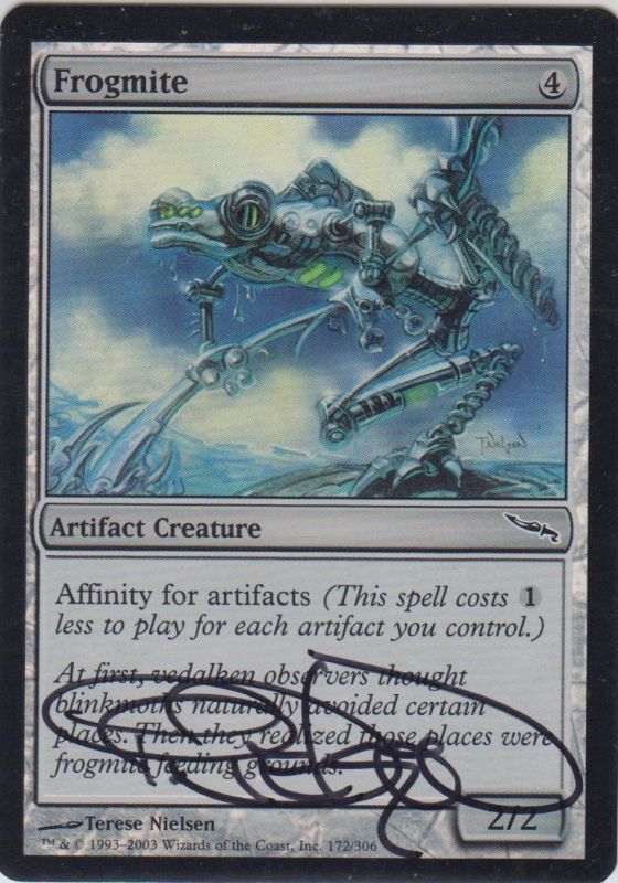 金属ガエル/Frogmite (MRD)《Foil》【サインドカード】 - ジョニーのお店 Magic the Gathering