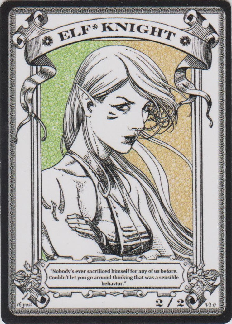 エルフ・騎士/Elf・Knight (rk post Token) - ジョニーのお店 Magic the Gathering