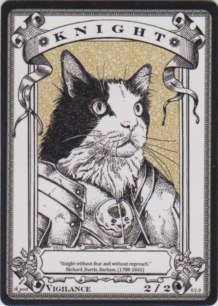 騎士/Knight【Ver.2】(rk post Token) - ジョニーのお店 Magic the Gathering