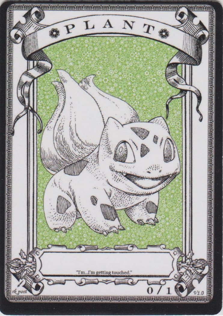 植物/Plant【Ver.1】(rk post Token) - ジョニーのお店 Magic the Gathering