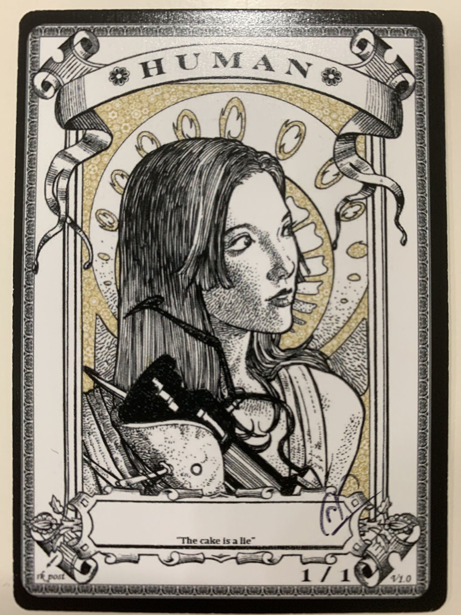 人間/Human【Ver.3】(rk post Token) - ジョニーのお店 Magic the Gathering