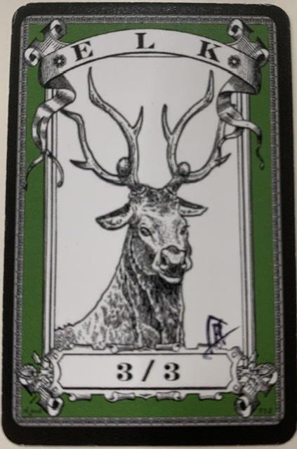 鹿/Elk【Ver.1】 (rk post Token) - ジョニーのお店 Magic the Gathering